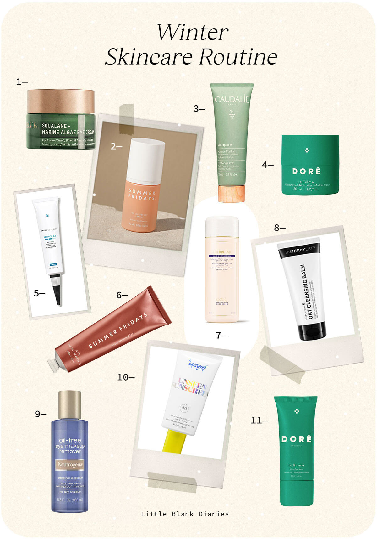 Winter Skincare // My Favorite Products - Little Blank Diaries